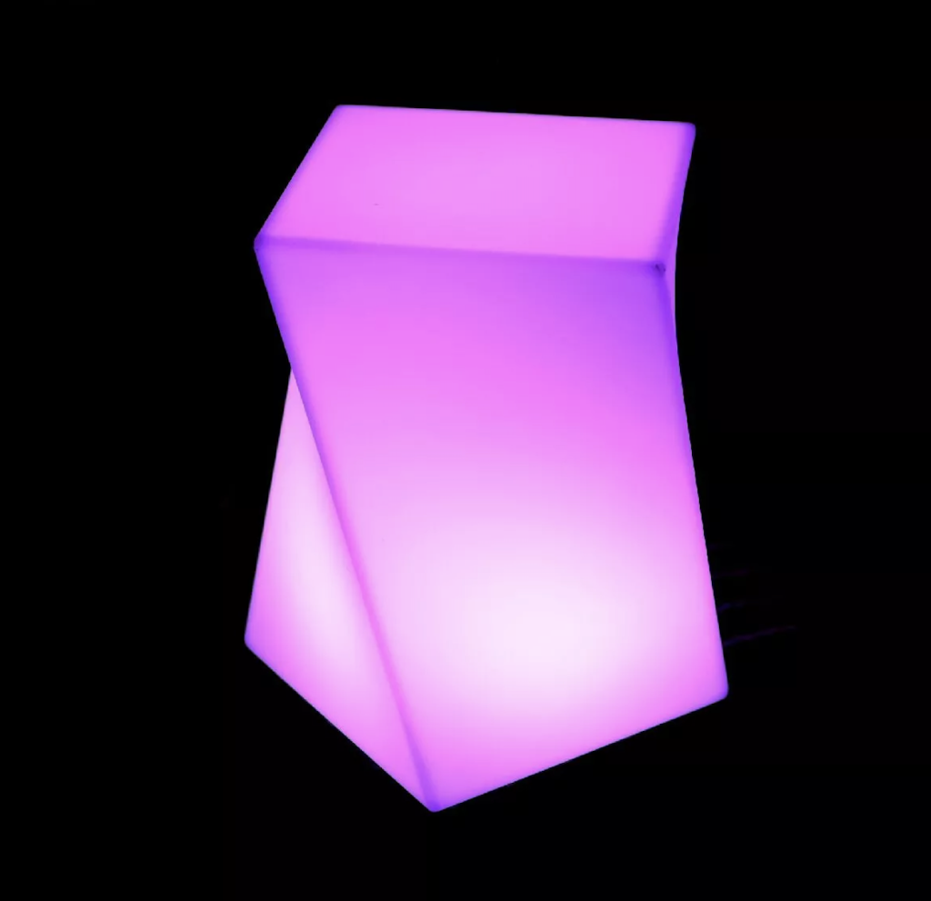 Glow Twisted Cube Hire | Glow Furniture Sydney